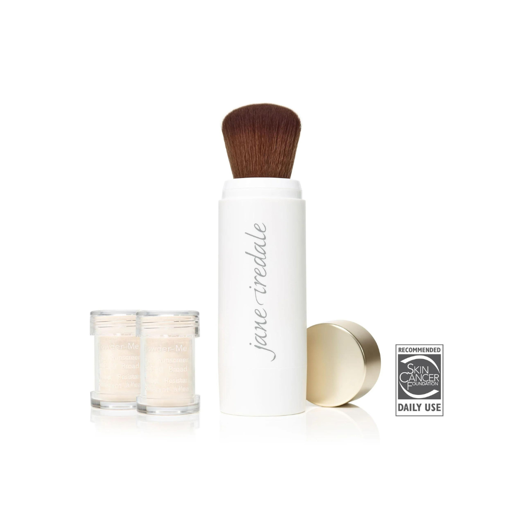 Écran solaire poudre pinceau rétractable Powder-Me FPS 30 - Jane Ireda ...